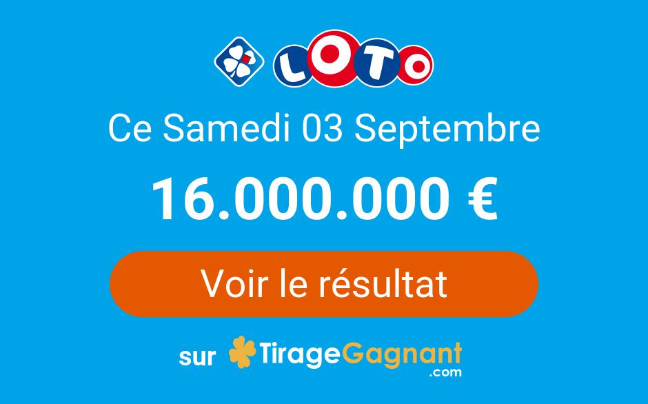 R sultat Loto FDJ Ce Samedi 03 Septembre 2022 Codes Loto Et Rapport R sultat Loto FDJ Ce Samedi 03 Septembre 2022 Codes Loto Et Rapport