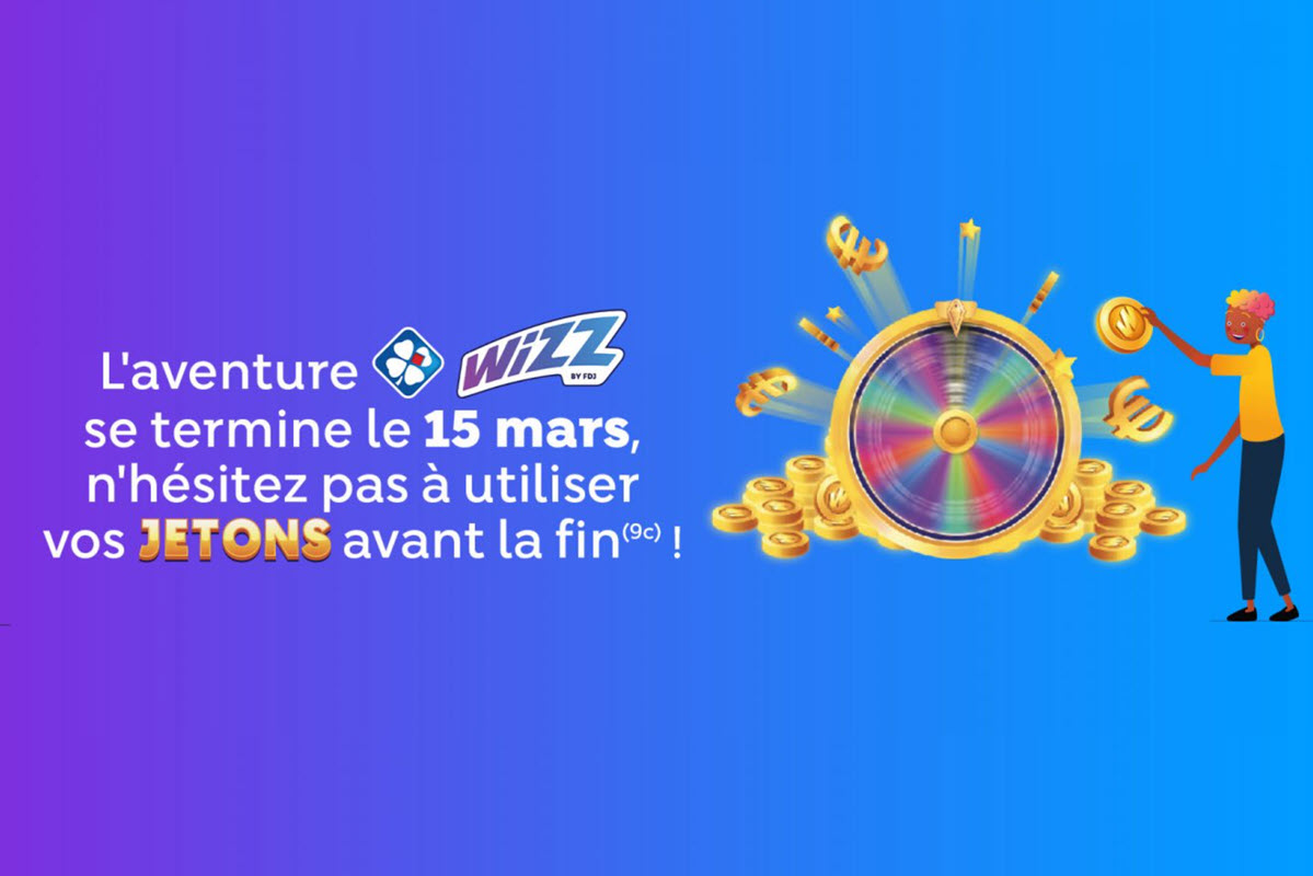 WIZZ by FDJ : l'application a définitivement fermée le 15 mars 2023