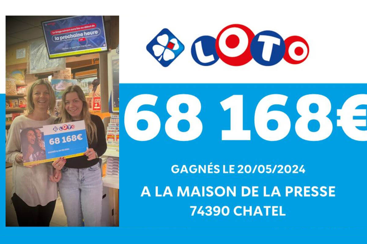 Loto FDJ : un haut-savoyard s'offre un gain de 68 168€ à Châtel