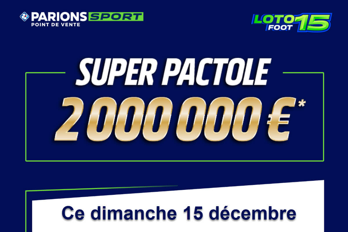 Pronostics Loto Foot du dimanche 15 décembre : pactole de 2 millions d ...
