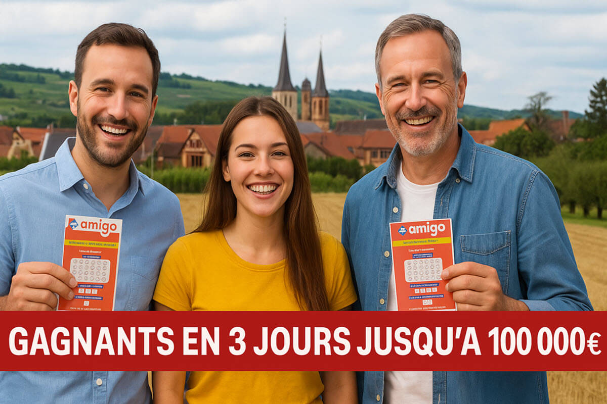 Amigo FDJ : trois joueurs alsacien remportent des jackpots en trois ...