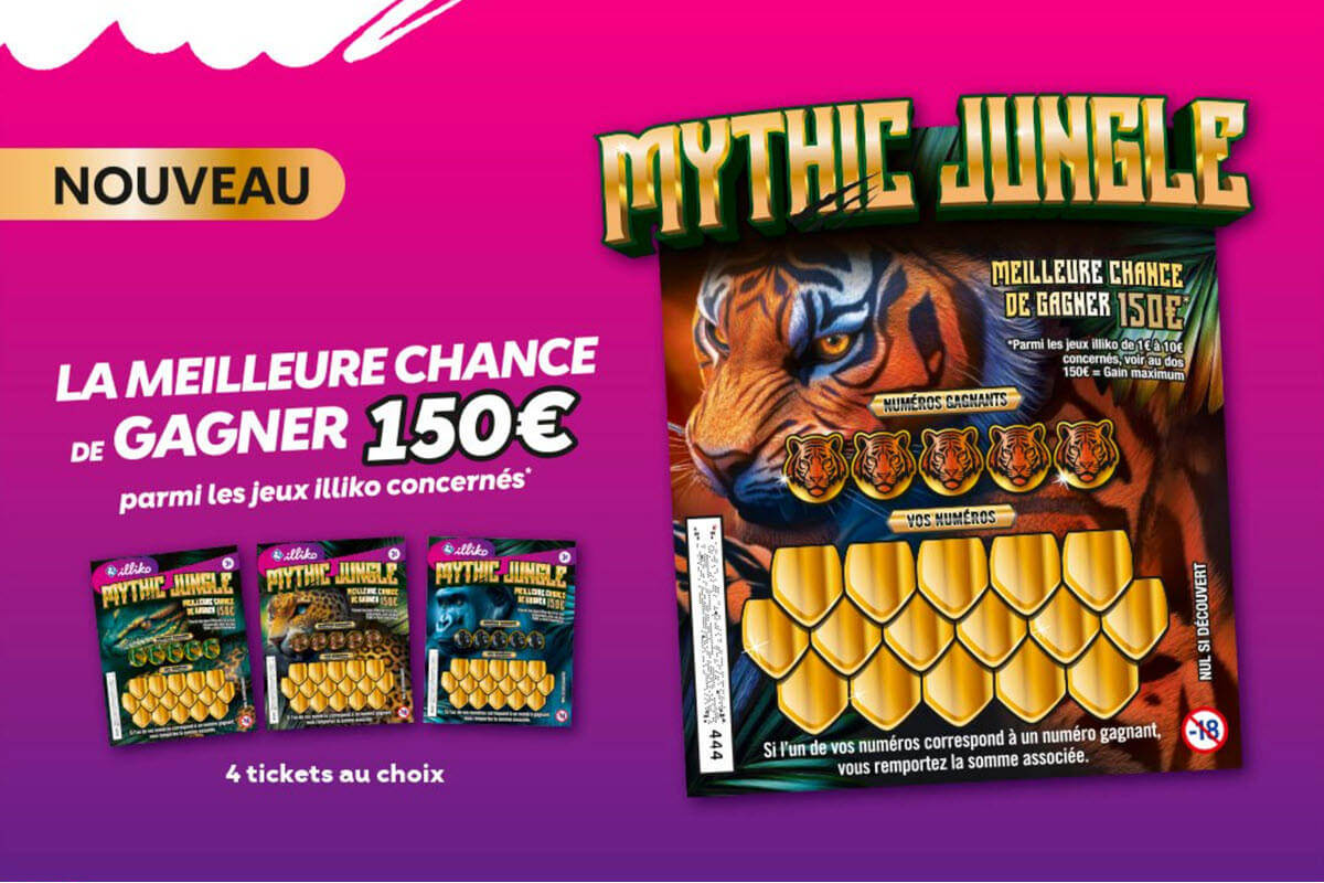 Mythic Jungle : découvrez le nouveau ticket à gratter FDJ qui intrigue ...