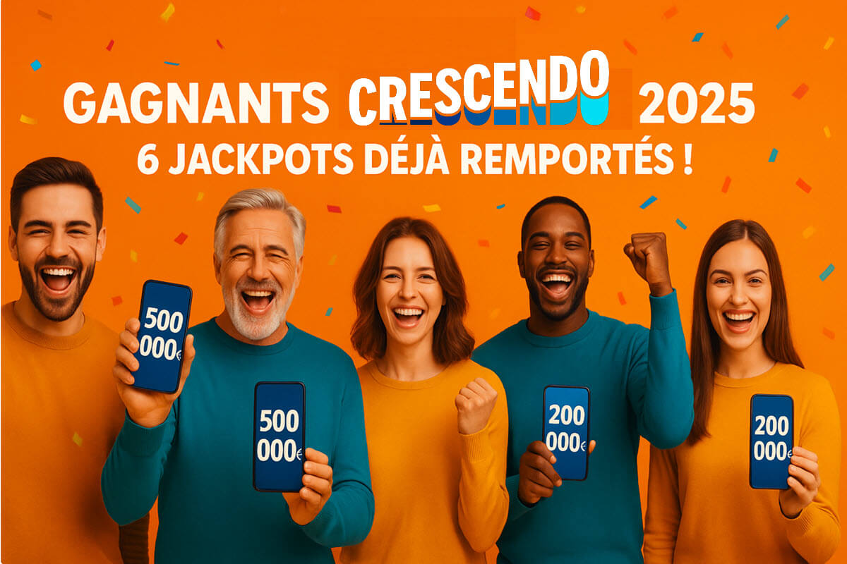 Crescendo FDJ : 6 grands gagnants et plus de 2 millions d'euros ...