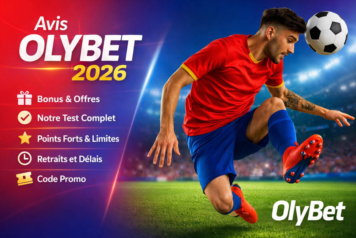 Olybet avis 2026 : test complet (bonus 100€, retraits, application)