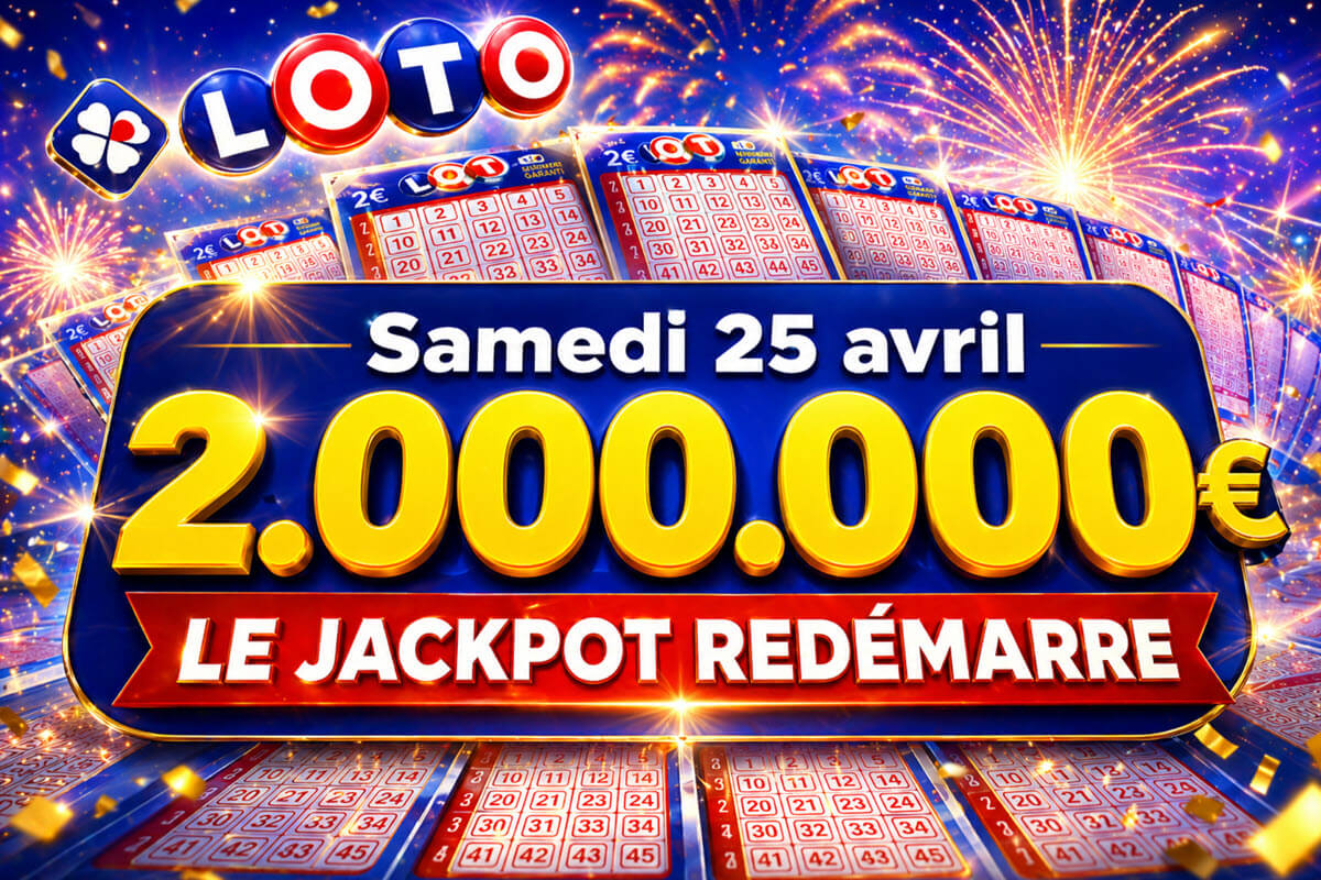 Résultat Loto FDJ du samedi 25 avril 2026 : 3 joueurs remportent 67 000 ...