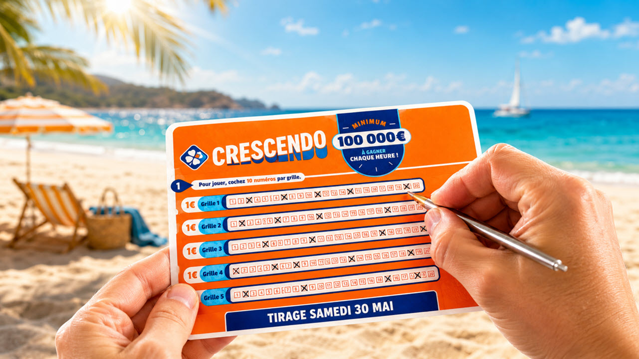 Résultat Crescendo FDJ du samedi 30 mai 2026 : le jackpot de 700 000 ...